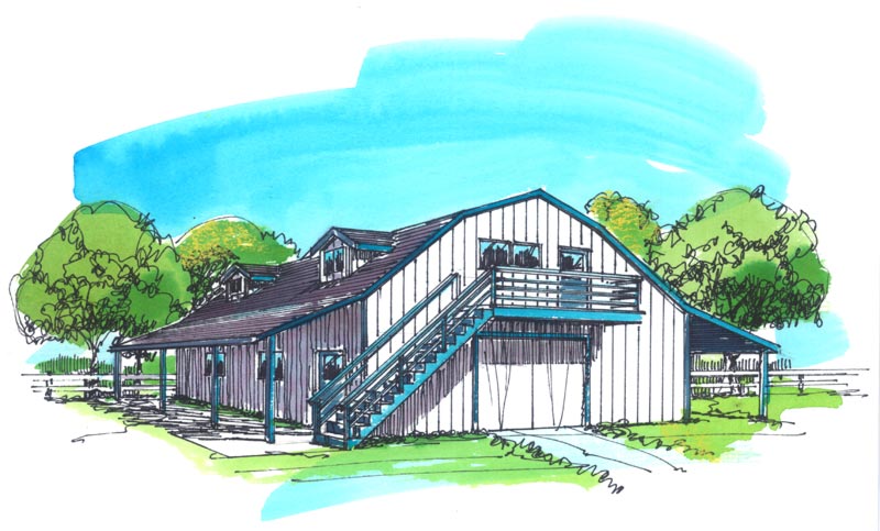 Building Plans for Dutch Barns | Plan #856