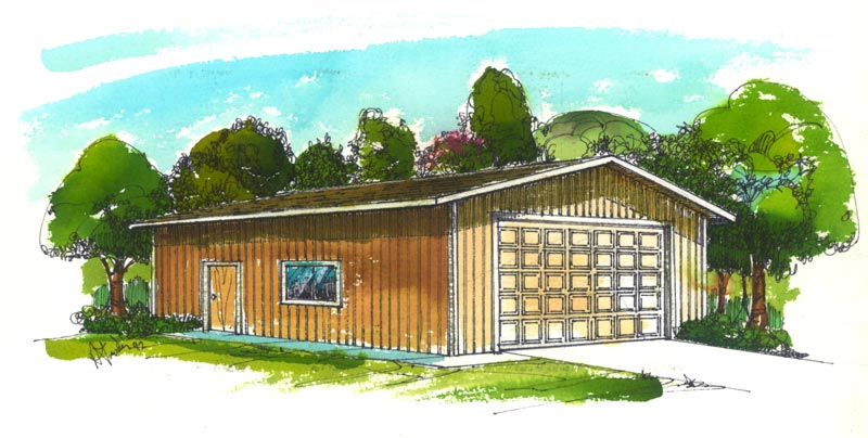 Building Plans for Big Shops & RV | Plan #720